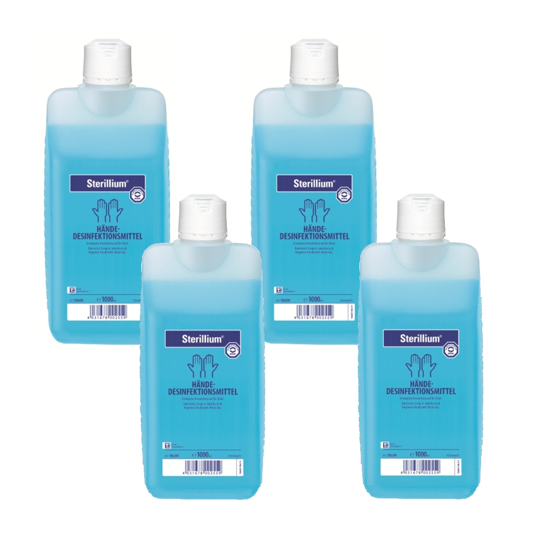 4 x 1000 ml Sterillium Händedesinfektion Hartmann Bode Desinfektion ...